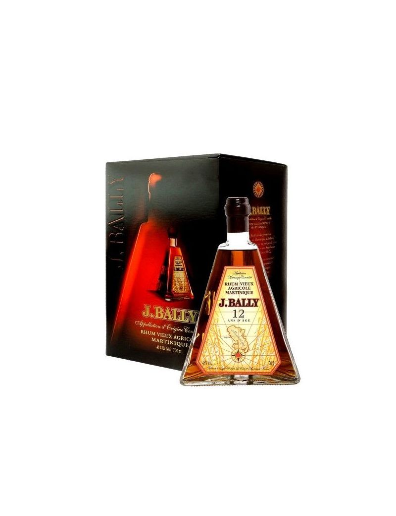 J. Bally - Rum Rhum Vieux Agricole Martinique Pyramide 12 ans d'age 0,70 lt. + Box - Enoteca ...